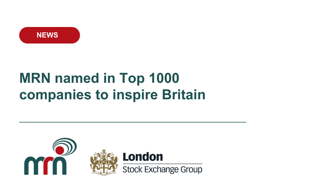 MRN named in Top 1000 companies to inspire Britain - MRN