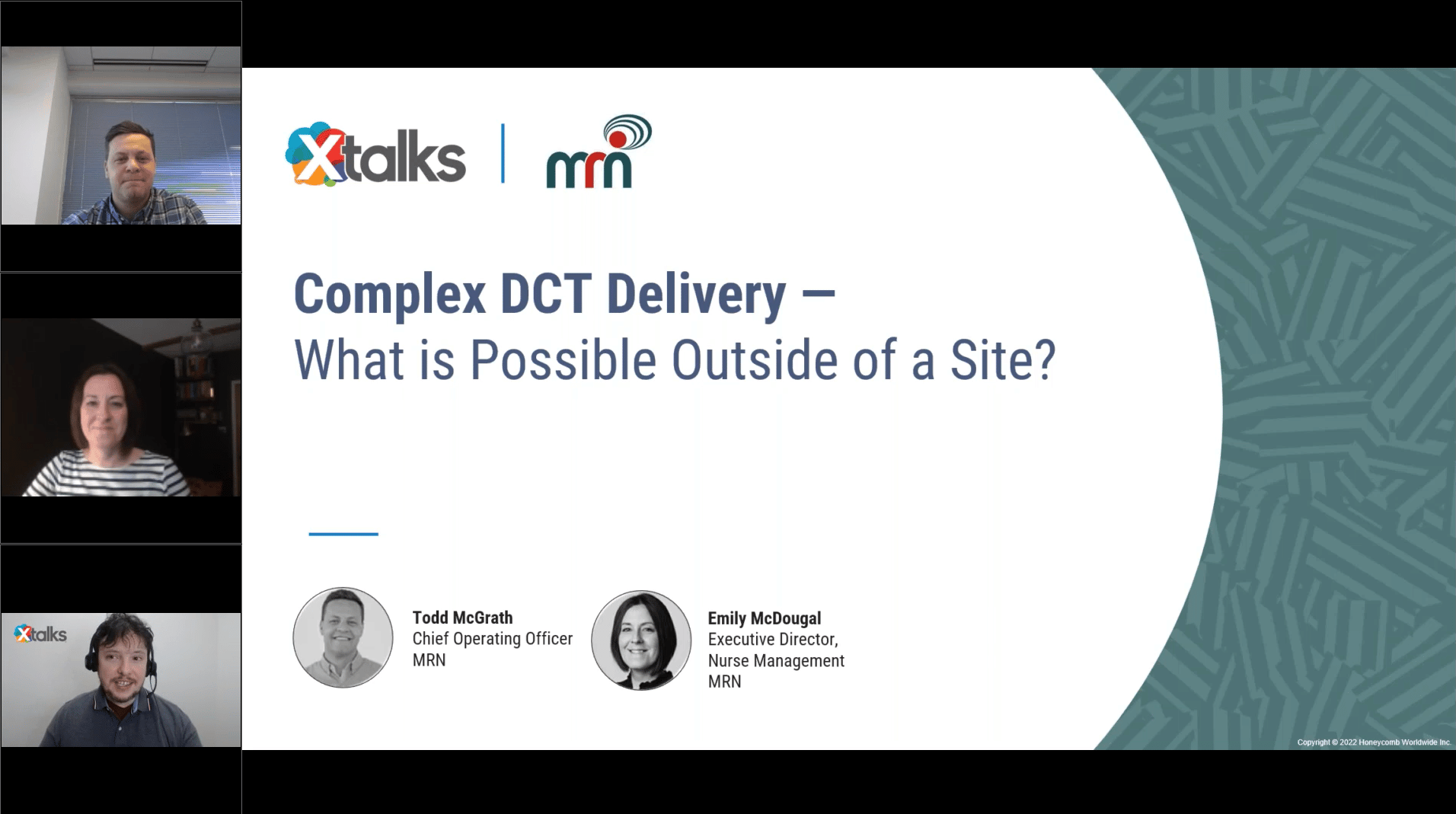 Complex DCT delivery – What is possible outside of a site? - MRN